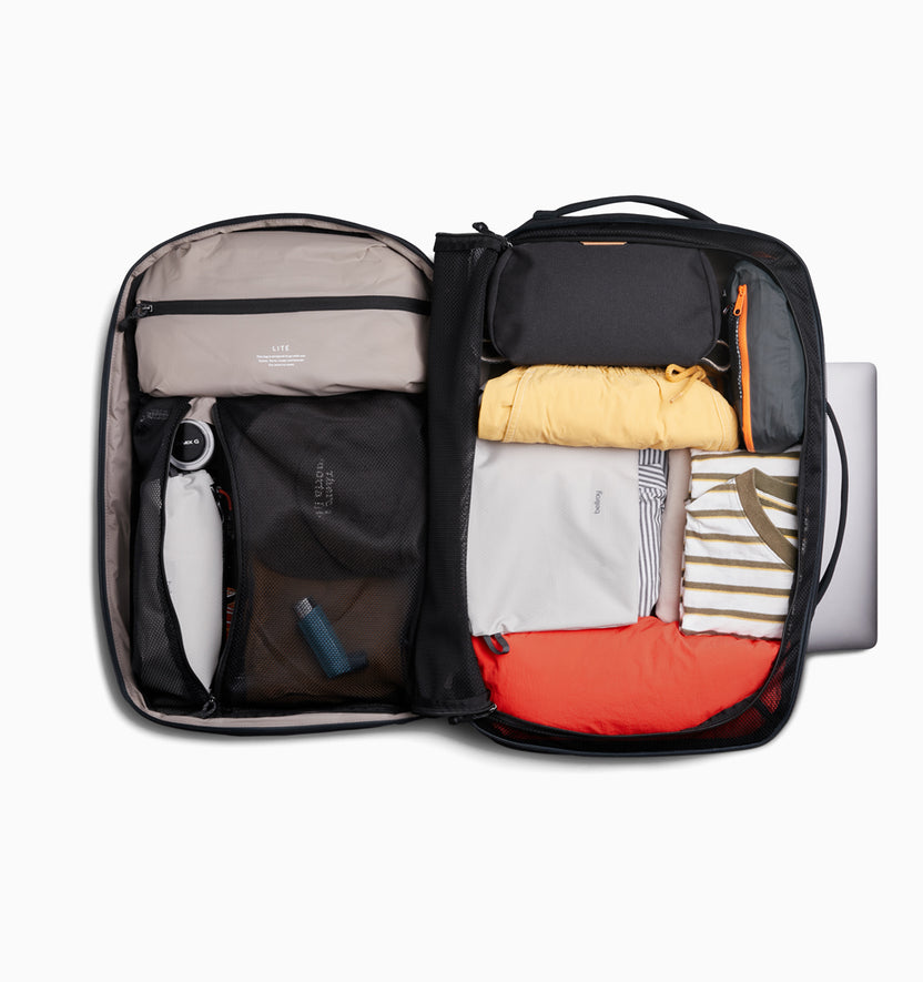 Bellroy Lite Travel Pack 38L - One Bag Travel Backpack – Rushfaster ...
