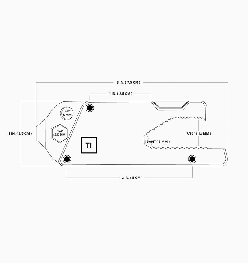 Big Idea Design Titanium Pocket Tool (Multi Tools) - Rushfaster ...