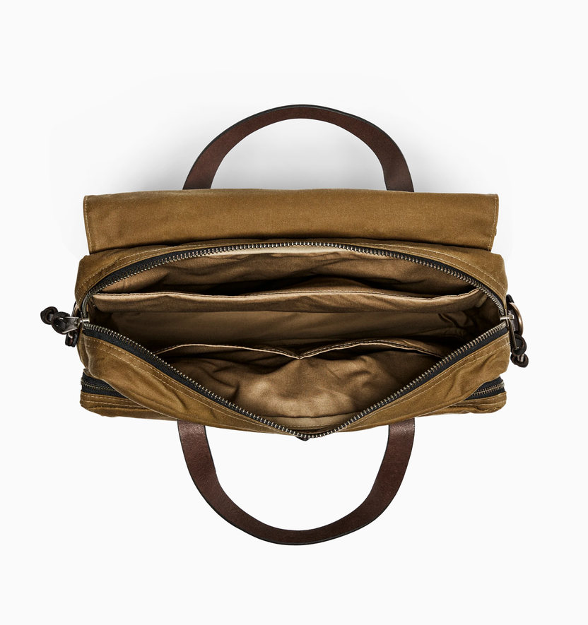 Filson 24 Hour Tin Cloth Briefcase (Briefcases) - Rushfaster Australia