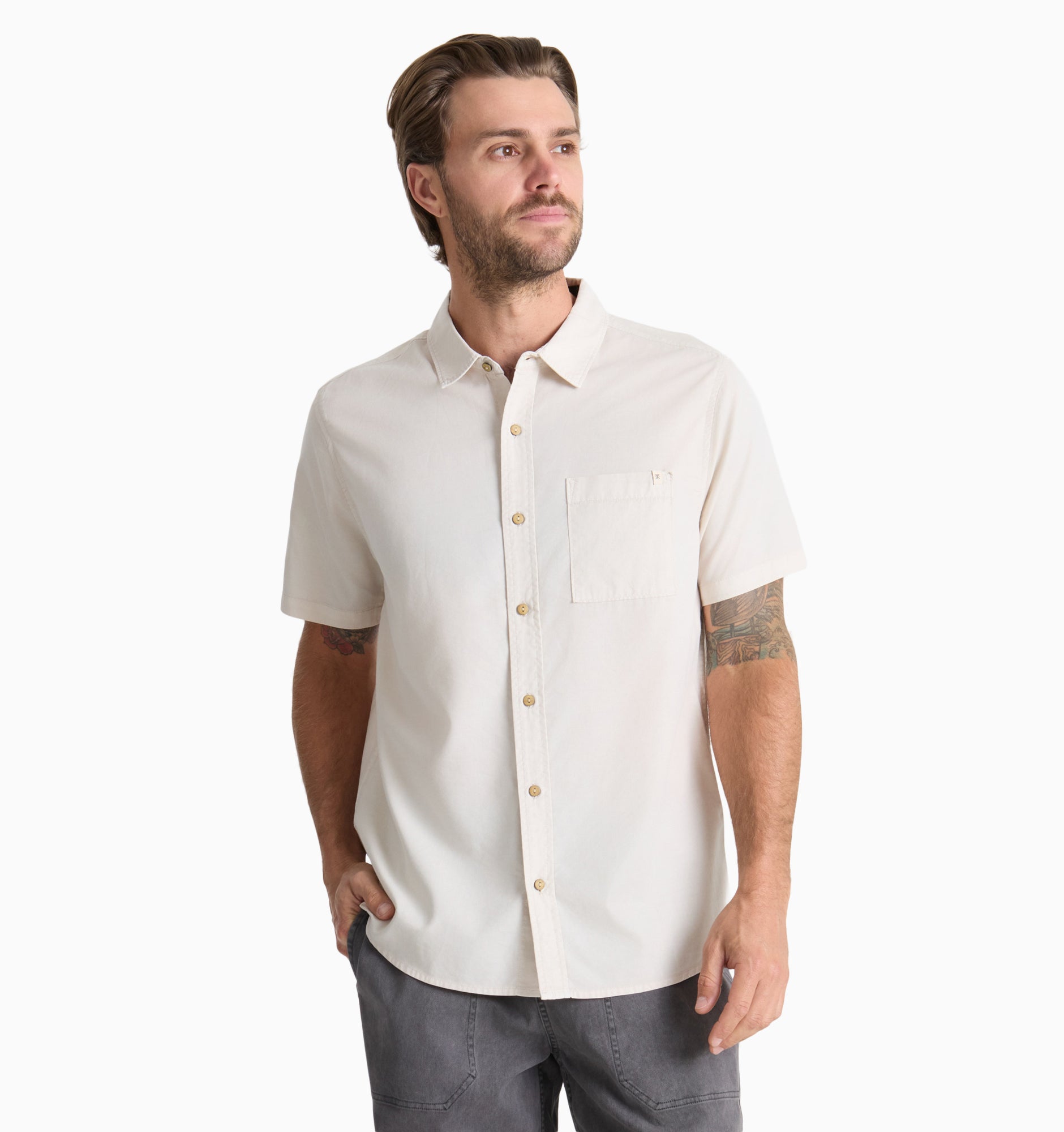 Roark Made To Fade Short Sleeve Button Up Shirt | Afterpay – Rushfaster ...