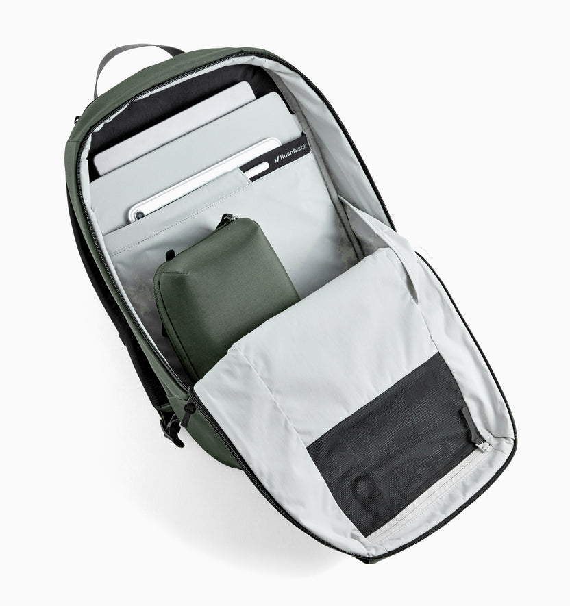 Rushfaster EDC Backpack - 16" Laptop Backpack for Work & University ...