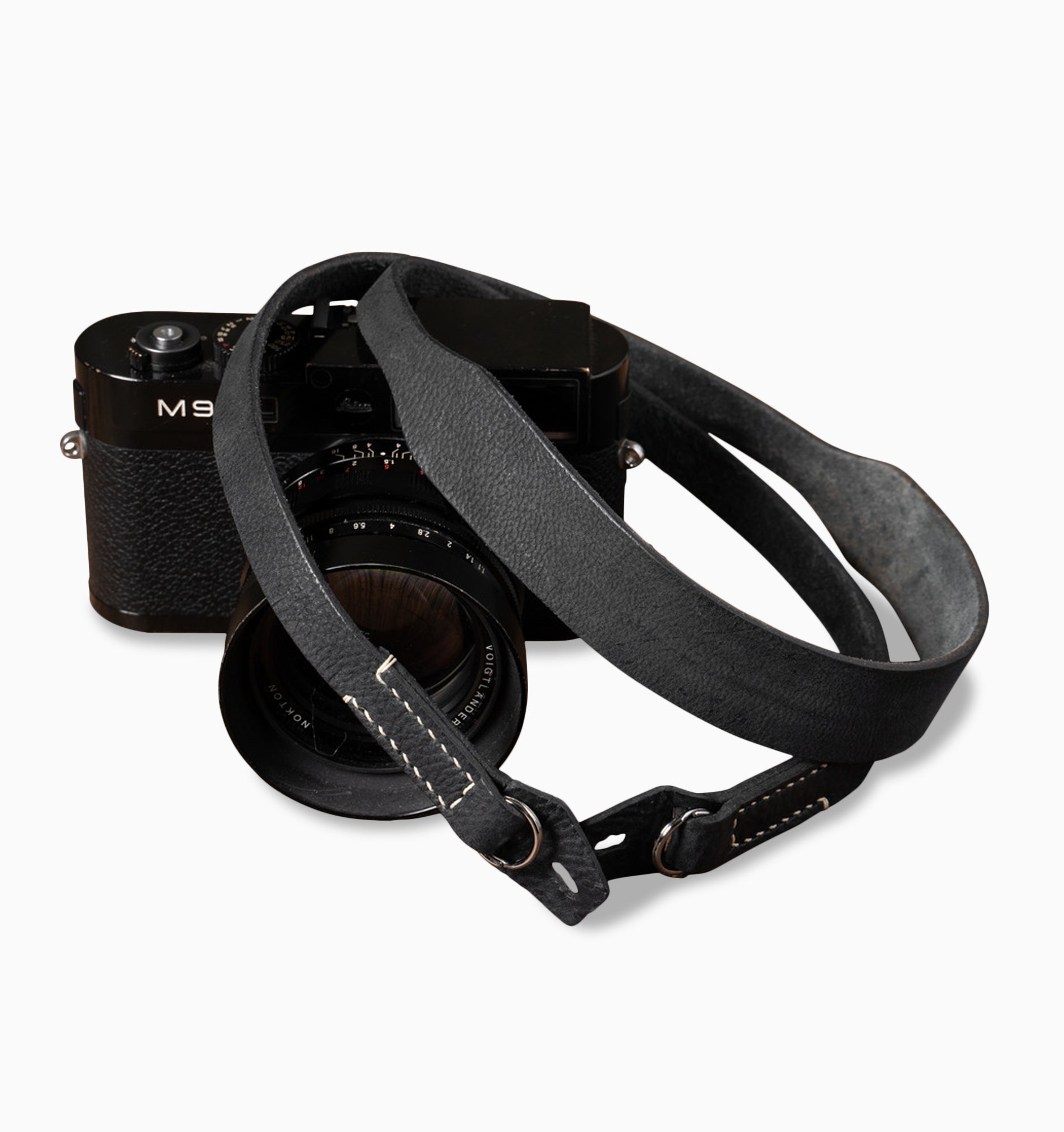 Wotancraft Full Leather Camera Neck Strap Tapered (Cura Split Rings ...
